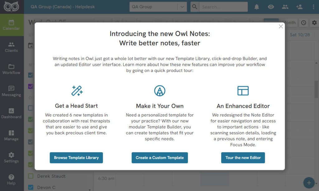 Notes - Owl Practice Canada